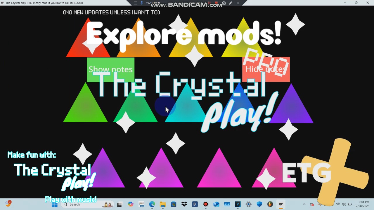 The Crystal Play! (Now For Windows) by ETG sheo the gamer