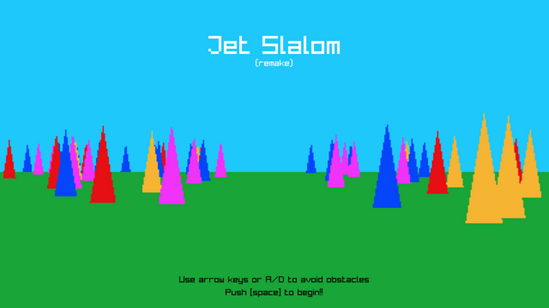 Jetslalom (remake) by heyoeyo