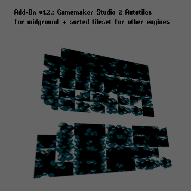 Pixel Side-Scroller Waterfall Caves Tileset by Thomas Feichtmeir "Cyangmou"