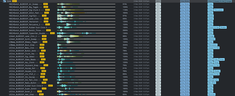 UI Clicks by Bleeoop