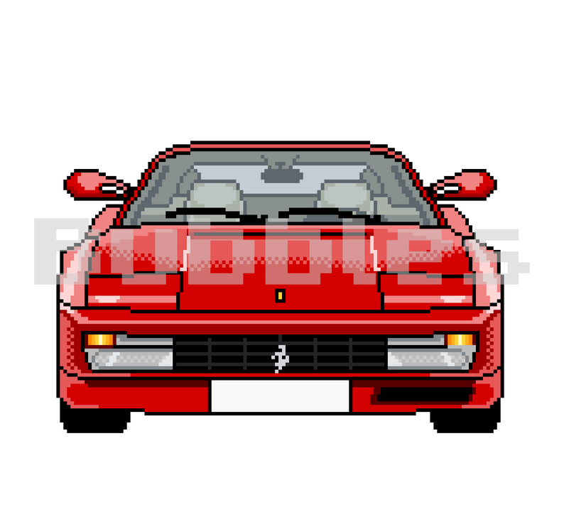 70s/80s Classic Car Pixel Art Pack by Bubbles789