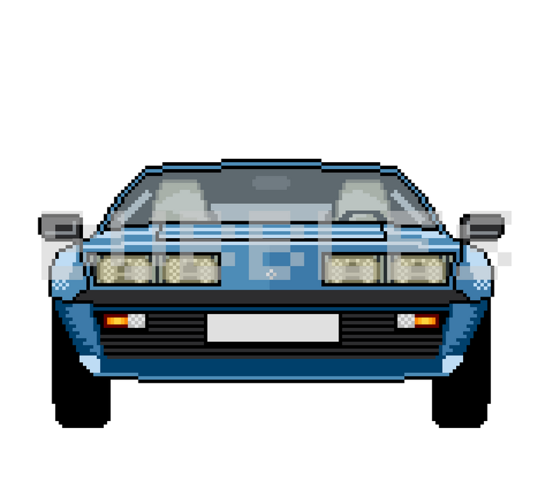 70s/80s Classic Car Pixel Art Pack by Bubbles789