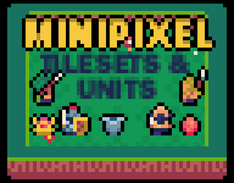 MiniPixel Tilesets and Units by Jeje8