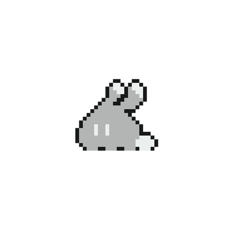 Bunny! (2d animated 16-bit pixel-art character) by Duckhive