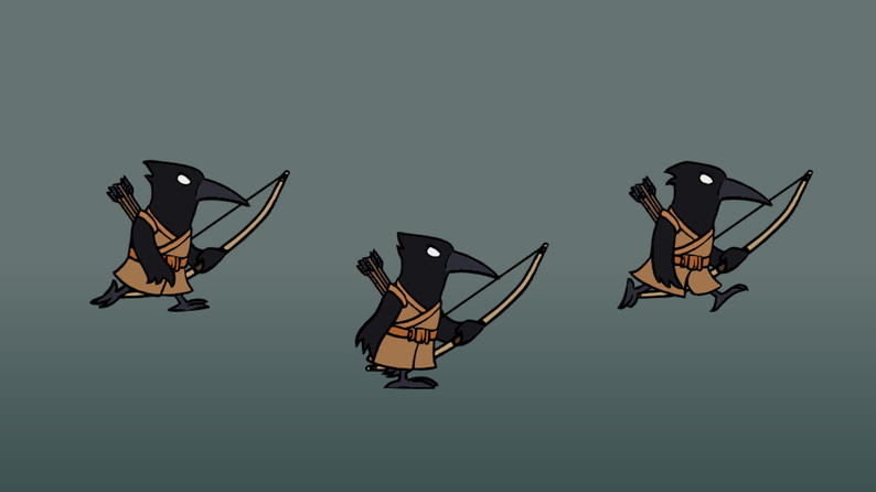 Crow - Animated Hand drawn character by Ismartal