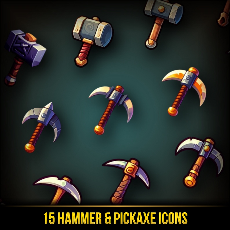 Fantasy RPG Game Inventory Icon Pack vol. 6 by pzUH