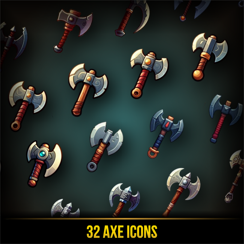 Fantasy RPG Game Inventory Icon Pack vol. 6 by pzUH