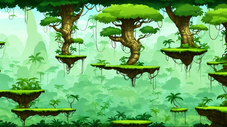Free Platformer Level Assets - Forest, Jungle, Winter, and Rocks! by ...