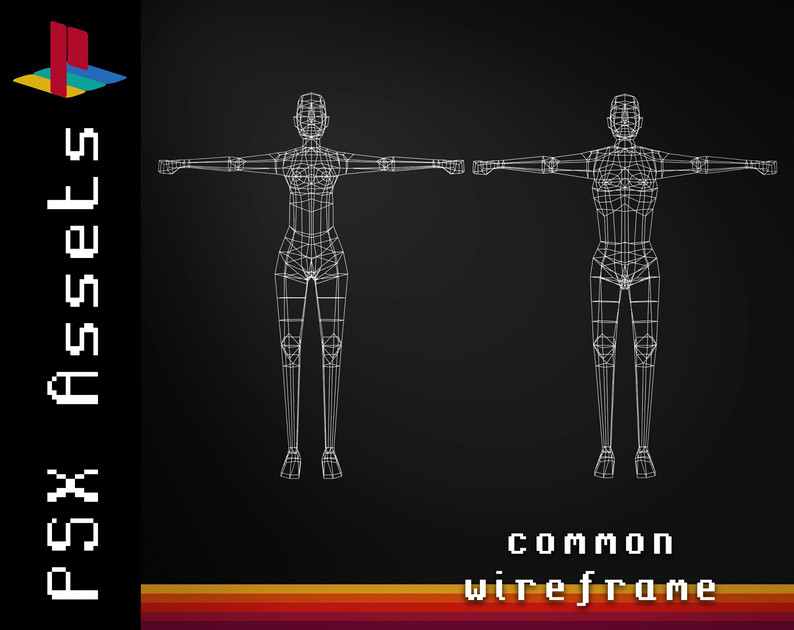 PSX Assets - Humanoid rigged models by rbarongr