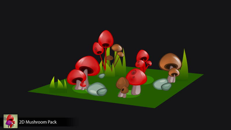2D Mushroom Pack by Magic Pot
