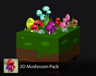 2D Mushroom Pack by Magic Pot