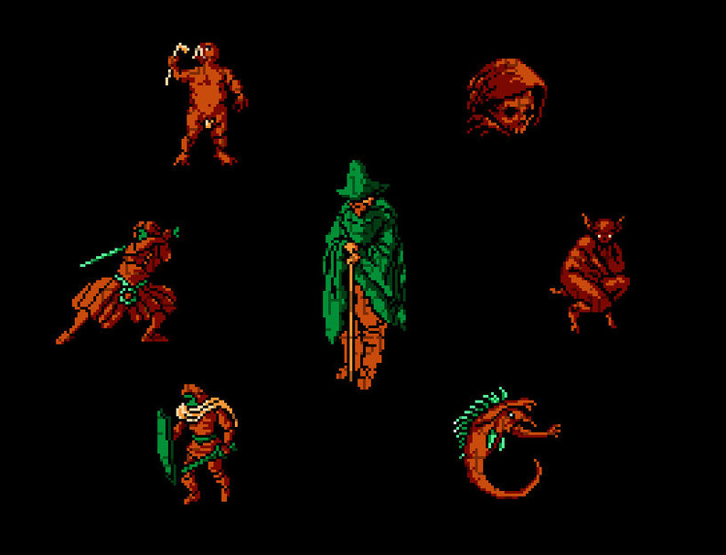 Alice's Demons and Enchantresses - 8-bit Monster Pack by Alice Gristle