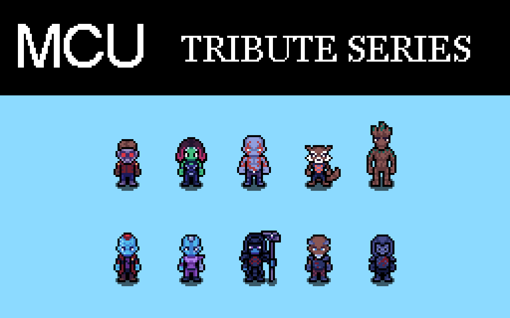 MCU Tribute Character Pack by everlyspixelsandpens