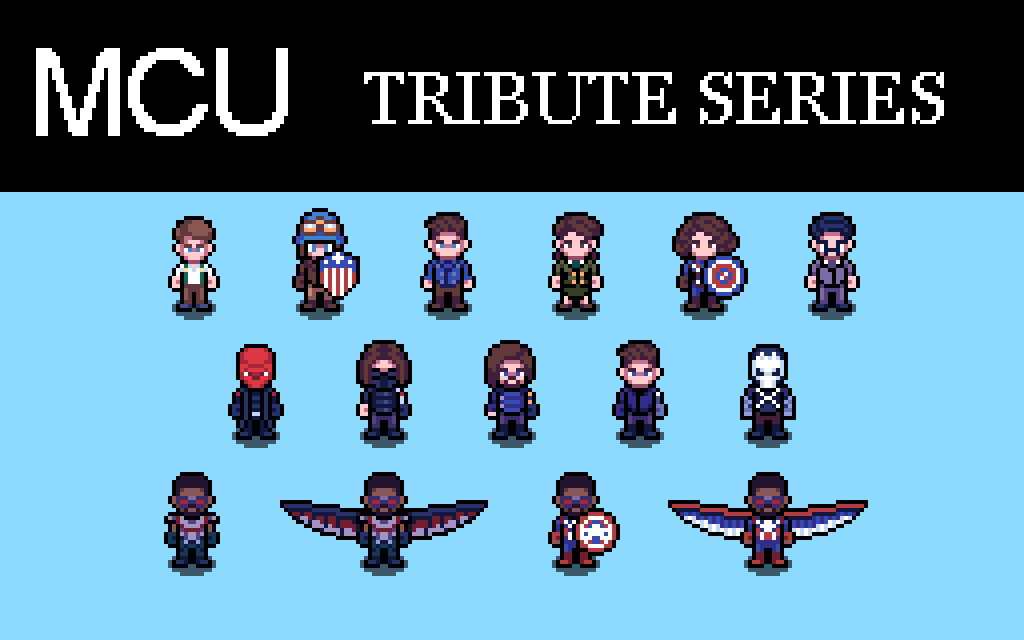 MCU Tribute Character Pack by everlyspixelsandpens