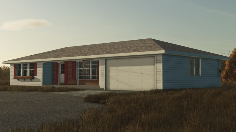 FS25 1970's Farm House by LJR Modding