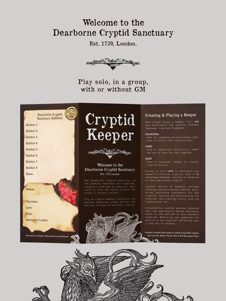 Cryptid Keeper by Joie Yong