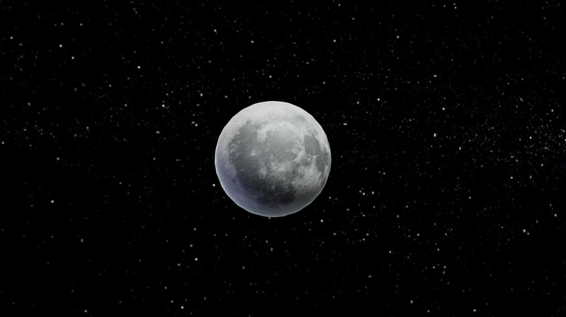 Photorealistic Moon 2k Textures Low-poly 3D Model by 3DDisco