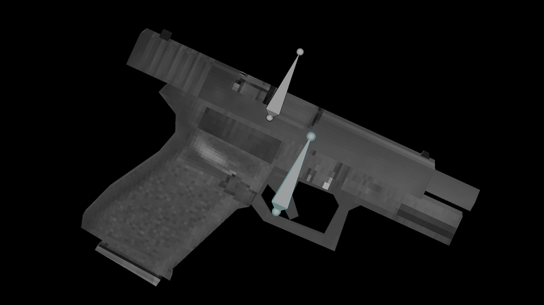 PSX Low Poly Glock - Game Ready by Neko Ninja Labs