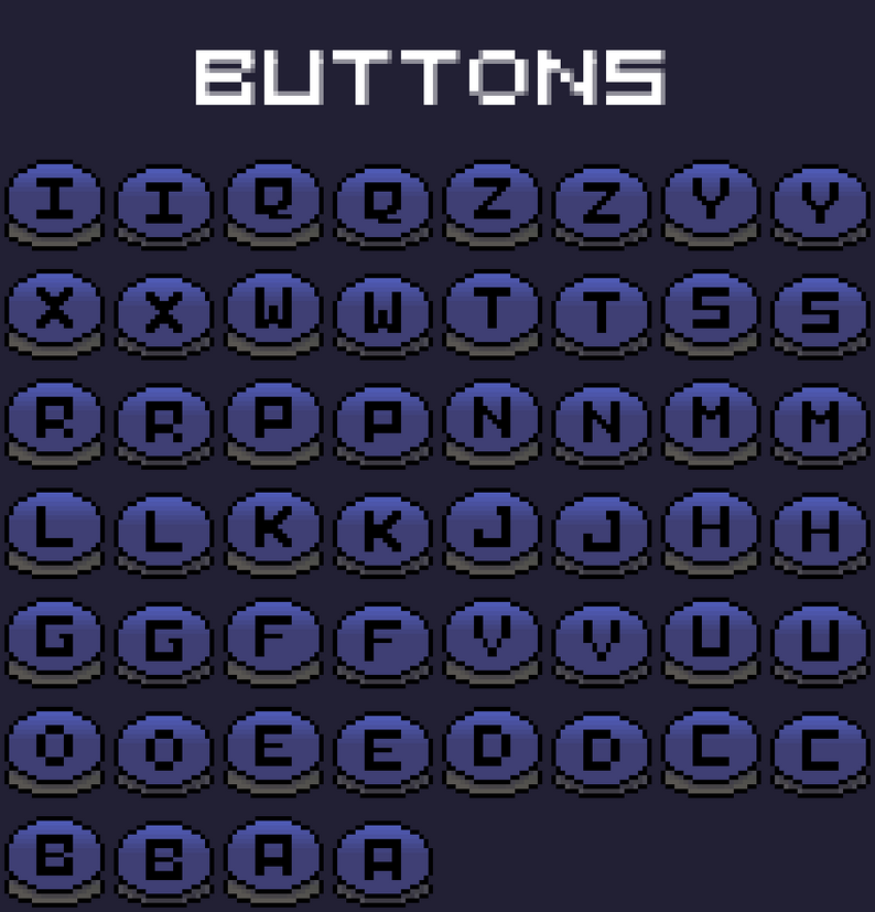Buttons Sprite by lionPexel