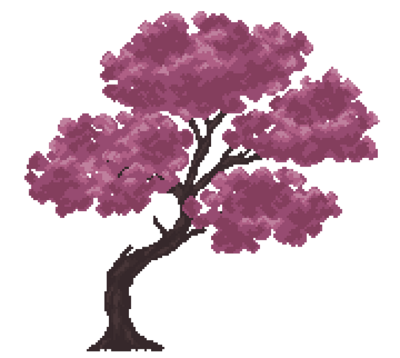 Pack of sakura trees by Infallible