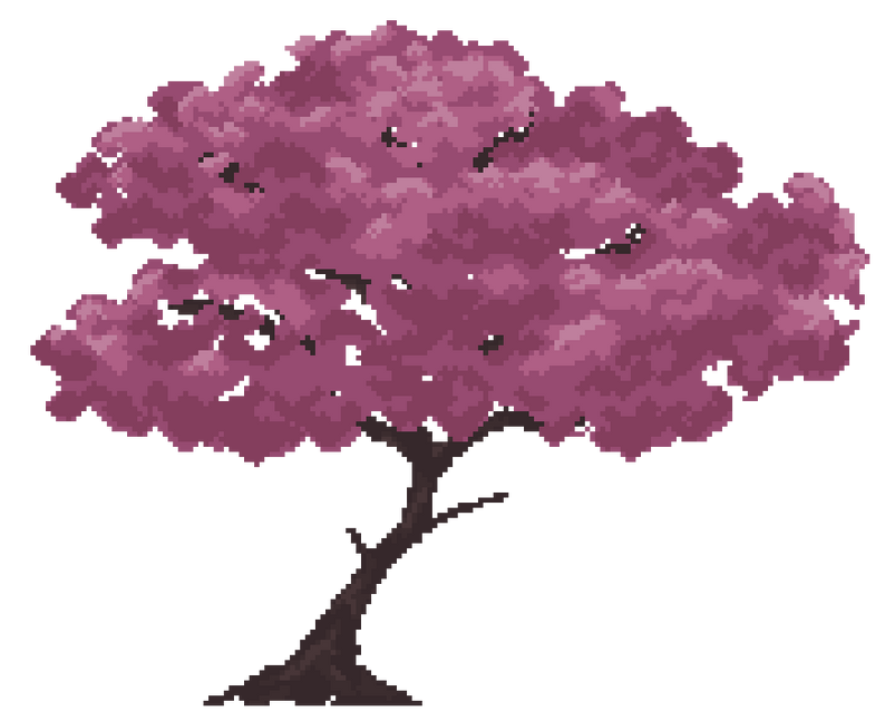Pack of sakura trees by Infallible