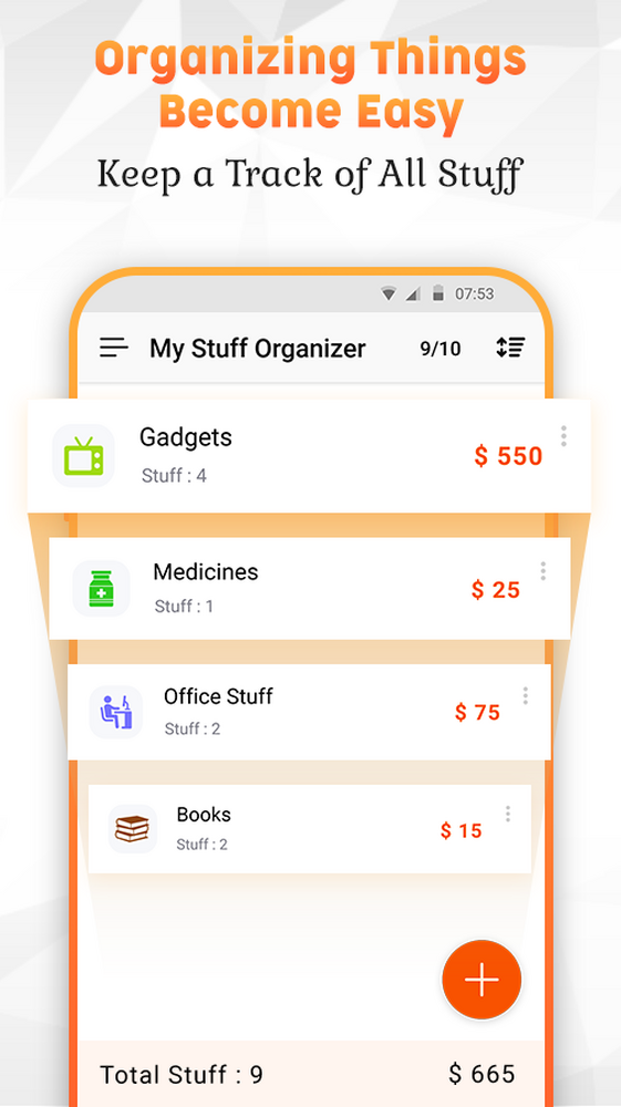 My Stuff Organizer: For Personal Stuff Management by stufforganizer