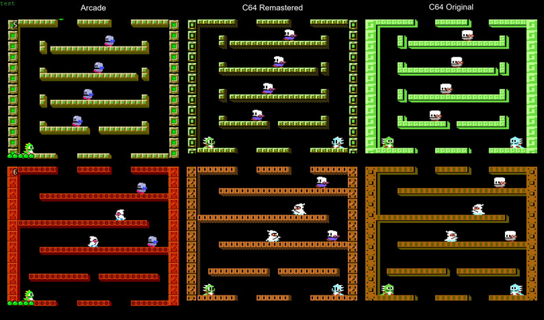 Bubble Bobble C64 Remastered by Dave's Retro Forge