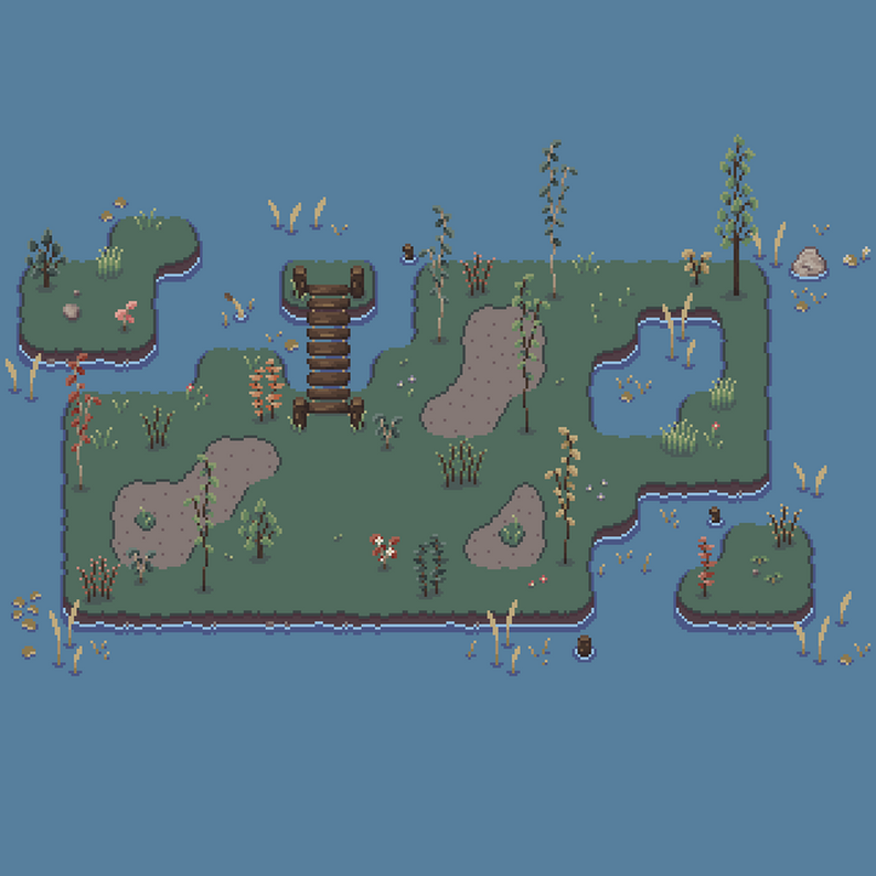 HUSHED VALE - BIOMES & SEASONS 2D Tileset by dsatpxls
