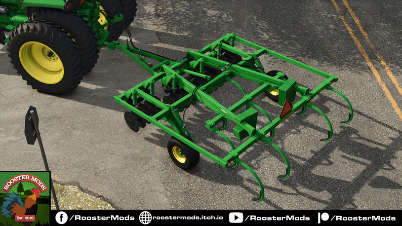 John Deere 712 Mulch Tiller by Rooster Mods