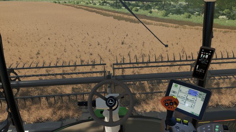 FS22 John Deere W260 + Macdon Swather Heads edit by TJM (Blackswan-modding)