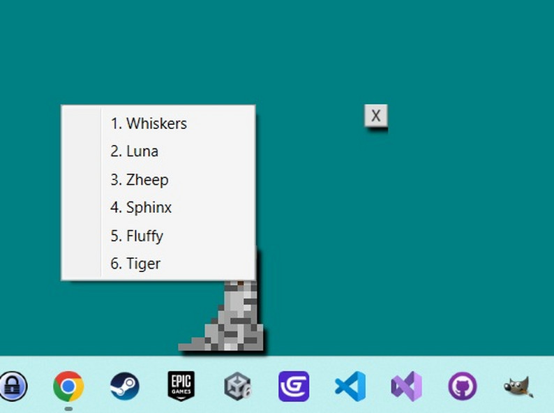Virtual Desktop Pet - Cats by RapaGamez