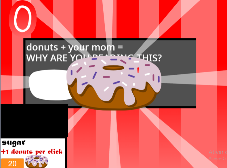 donut clicker (made in scratch) by gagamesOFCYT