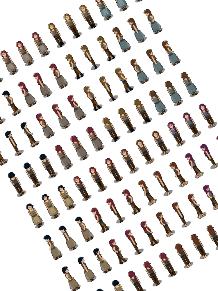 Medieval NPC Characters + Professions (RPGMaker MV) by Booom