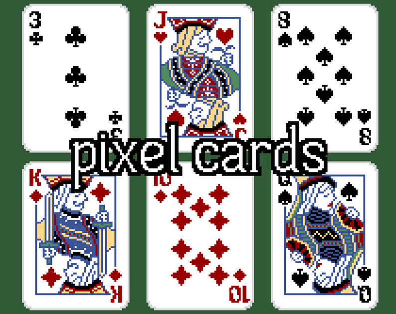 Pixel Playing Cards - Asset Pack by dallas
