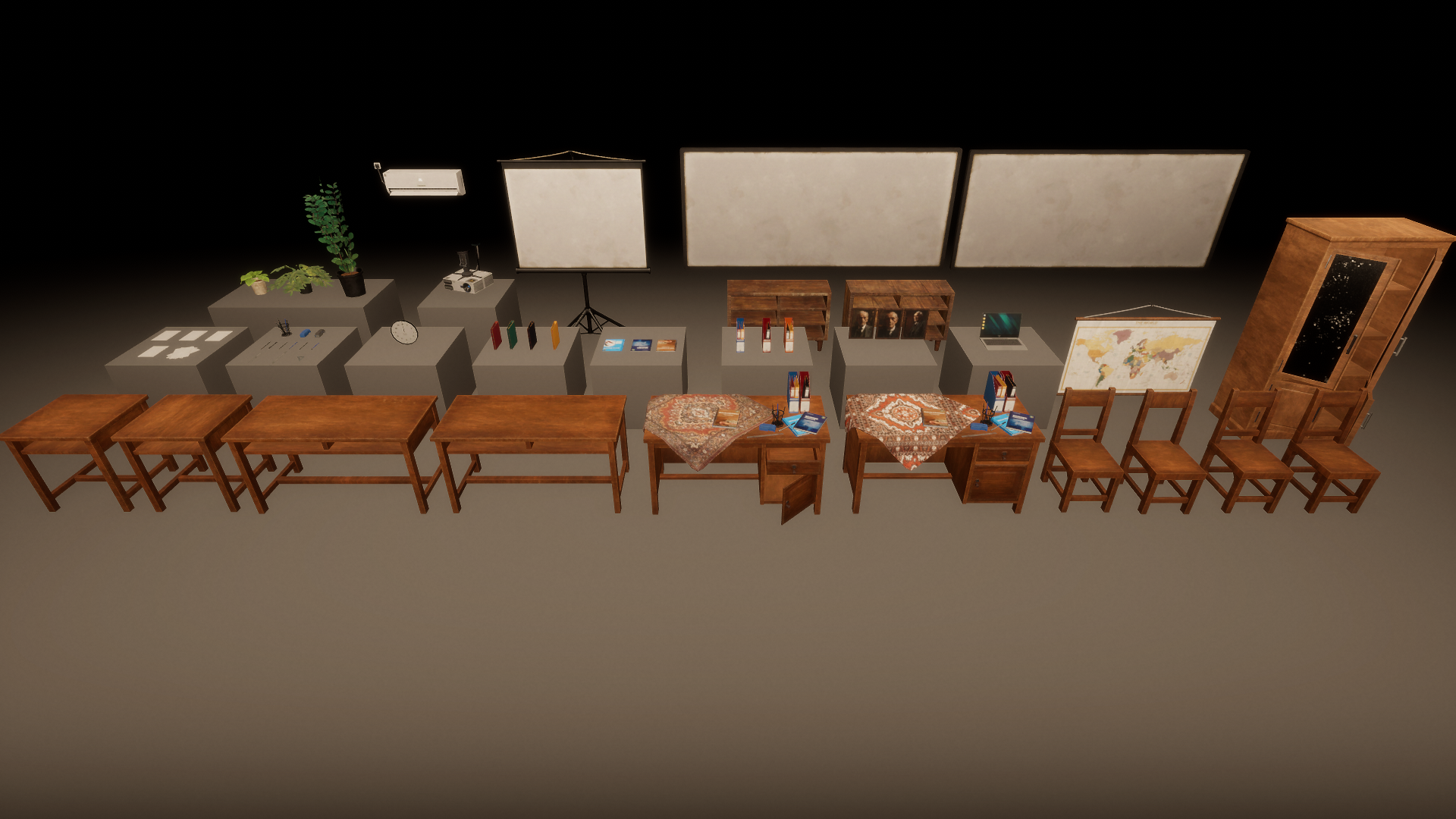 Indonesian School 3D Props Pack Unity - Game Assets - Indonesian School ...