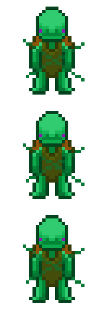 Turtle Character Sprite by SharkusMK