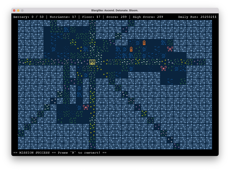 Blarglike: Ascend. Detonate. Bloom. by Shenbot Makes