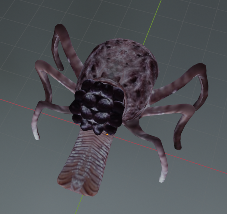 3D low-poly - creature by joncrow