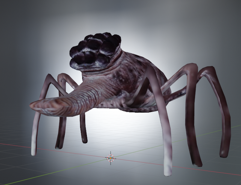 3D low-poly - creature by joncrow