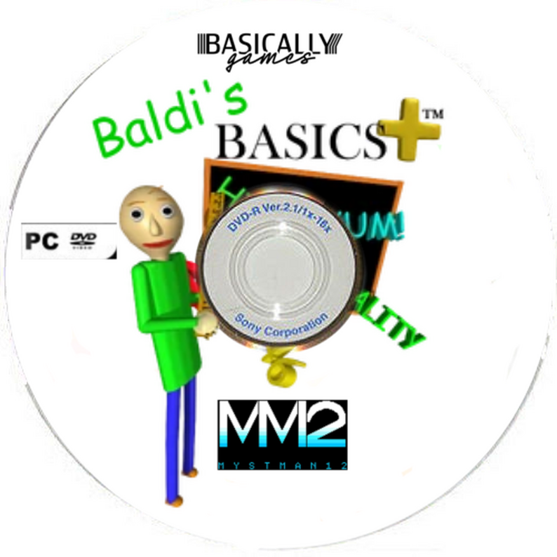 Baldi's Basics Plus Game Disc by GabrieleDotti14