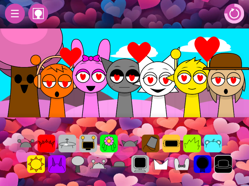 Sprunki Incredibox Valentine's Day Mod by Kαylαα ⨺⃝🦊🍂🐾🍃