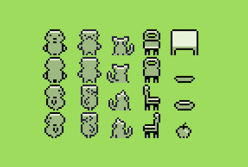 Free Gameboy Sprites!!! by kingfisher