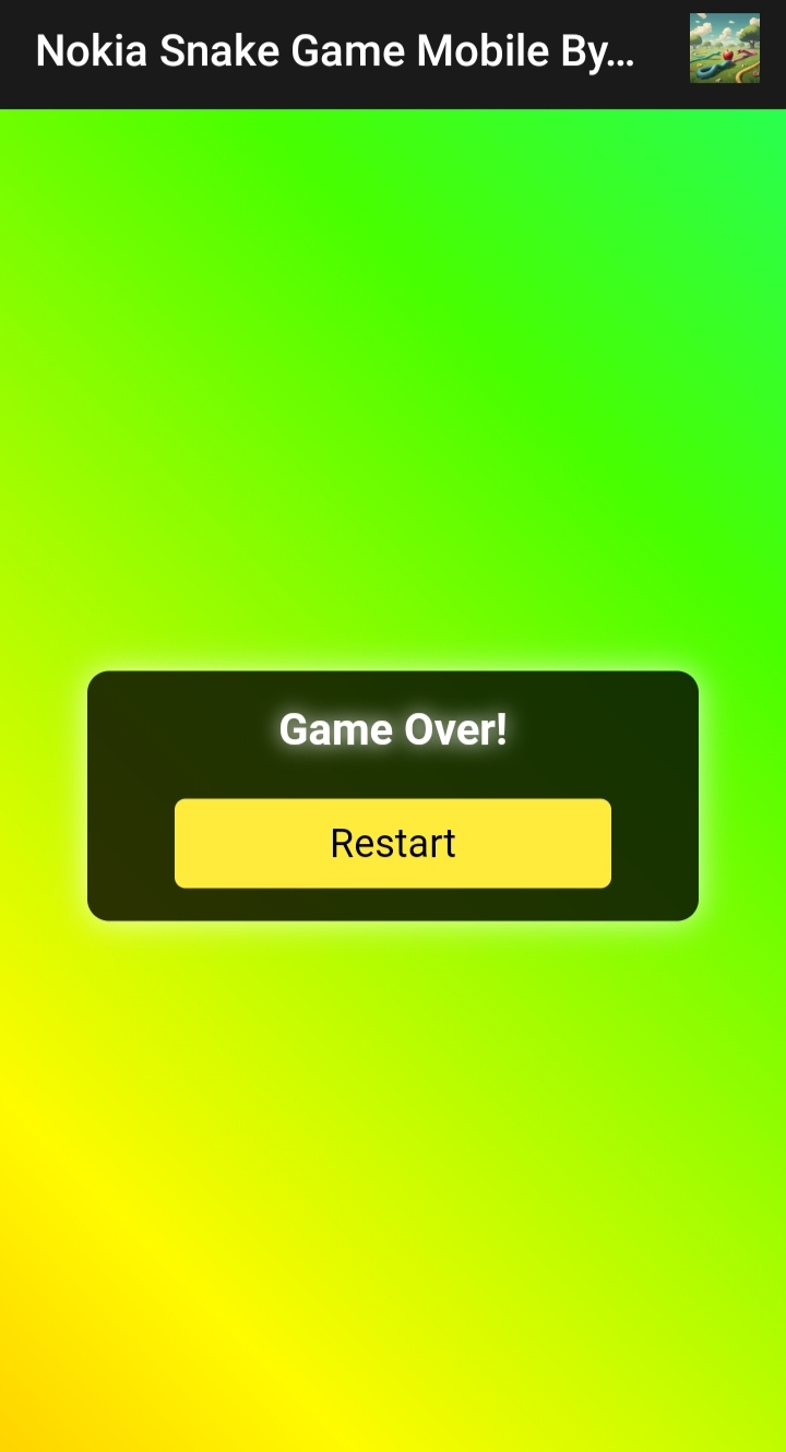 Nokia Snake Game Mobile By Rishit by Nostalgia Games by Rishit