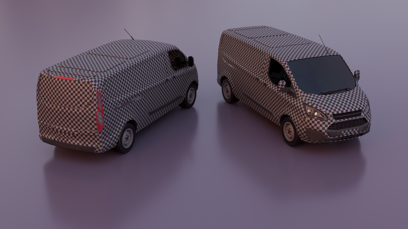 Low Poly Transmit Van by designersoup