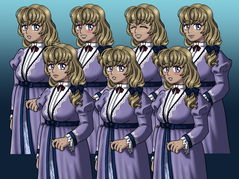 Free VN Sprite Set: NPCs by Nightsparrow