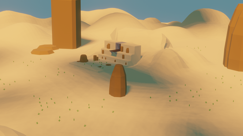Low poly Desert pack 3d models by whynomakethings