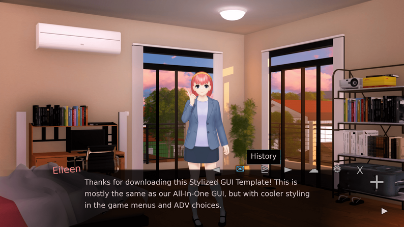 Stylized 01 - Ren'Py GUI Code Template by tofurocks