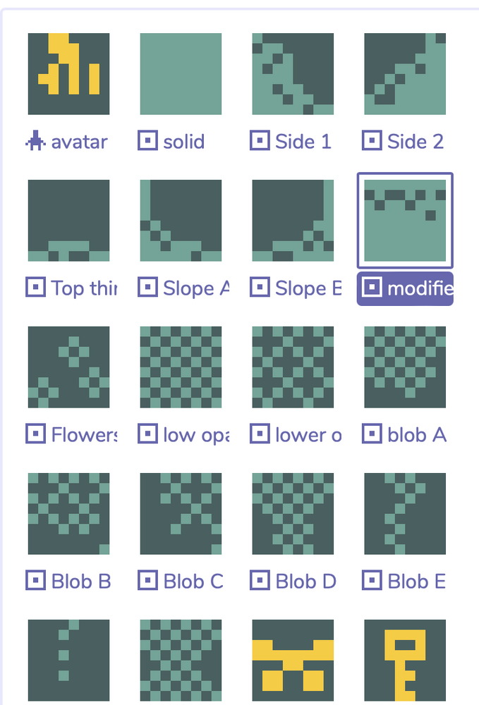 Bitsy Forest Asset Pack by witchwhale