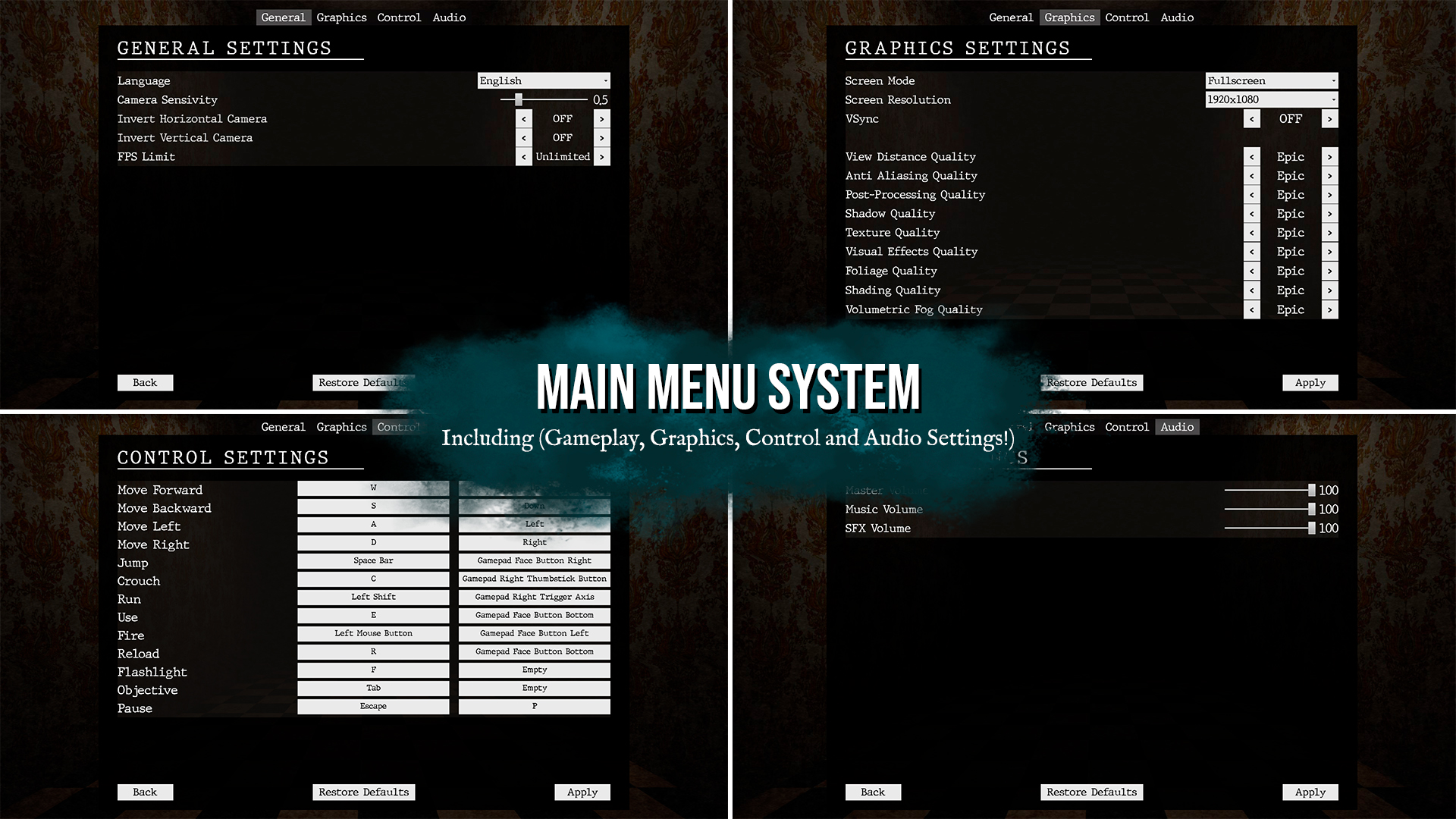 Horror Kit V2.0.1 - Horror Kit For Unreal Engine by Domacon Studio