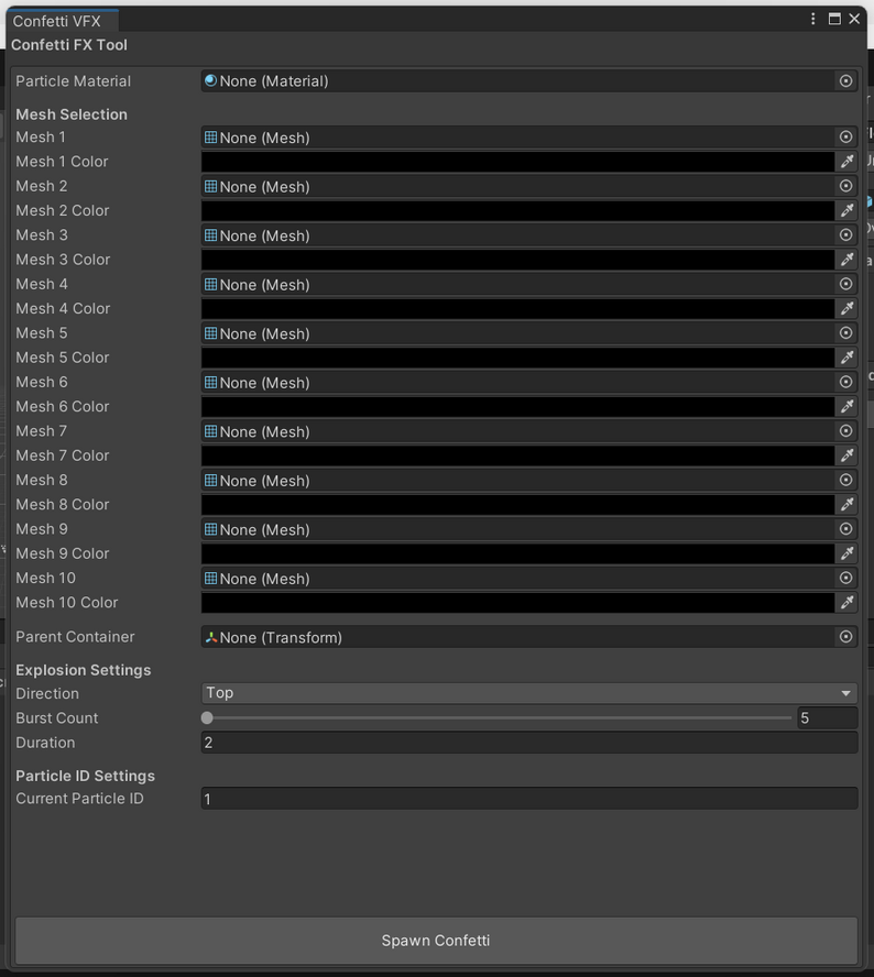 Confetti FX Tools by Muhammad Fauzy Harahap